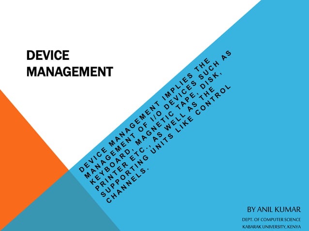 Device Management | PPT
