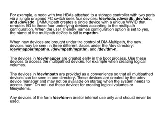 Device mapper multipathing | PPT