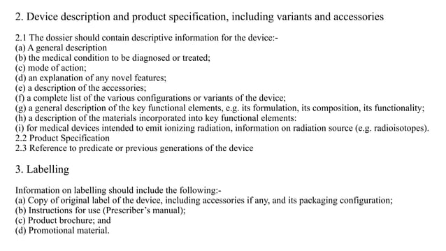 DEVICE MASTER FILE - as per Medical device Rules 2017 | PPTX