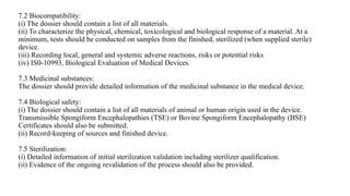 DEVICE MASTER FILE as per Indian Medical device Rules 2017 | PPT