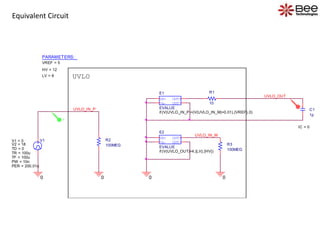 Device Modeling of UVLO using PSpice | PPTX | Computer Peripherals | Computing