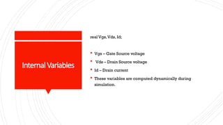 device modelling verilog analog mixed signal | PPTX