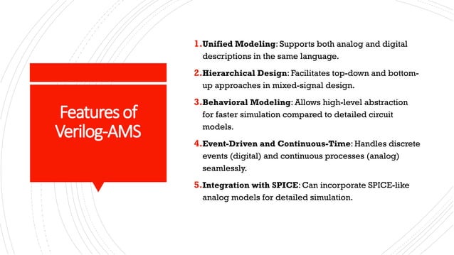 Device Modelling Verilog Analog Mixed Signal Ppt