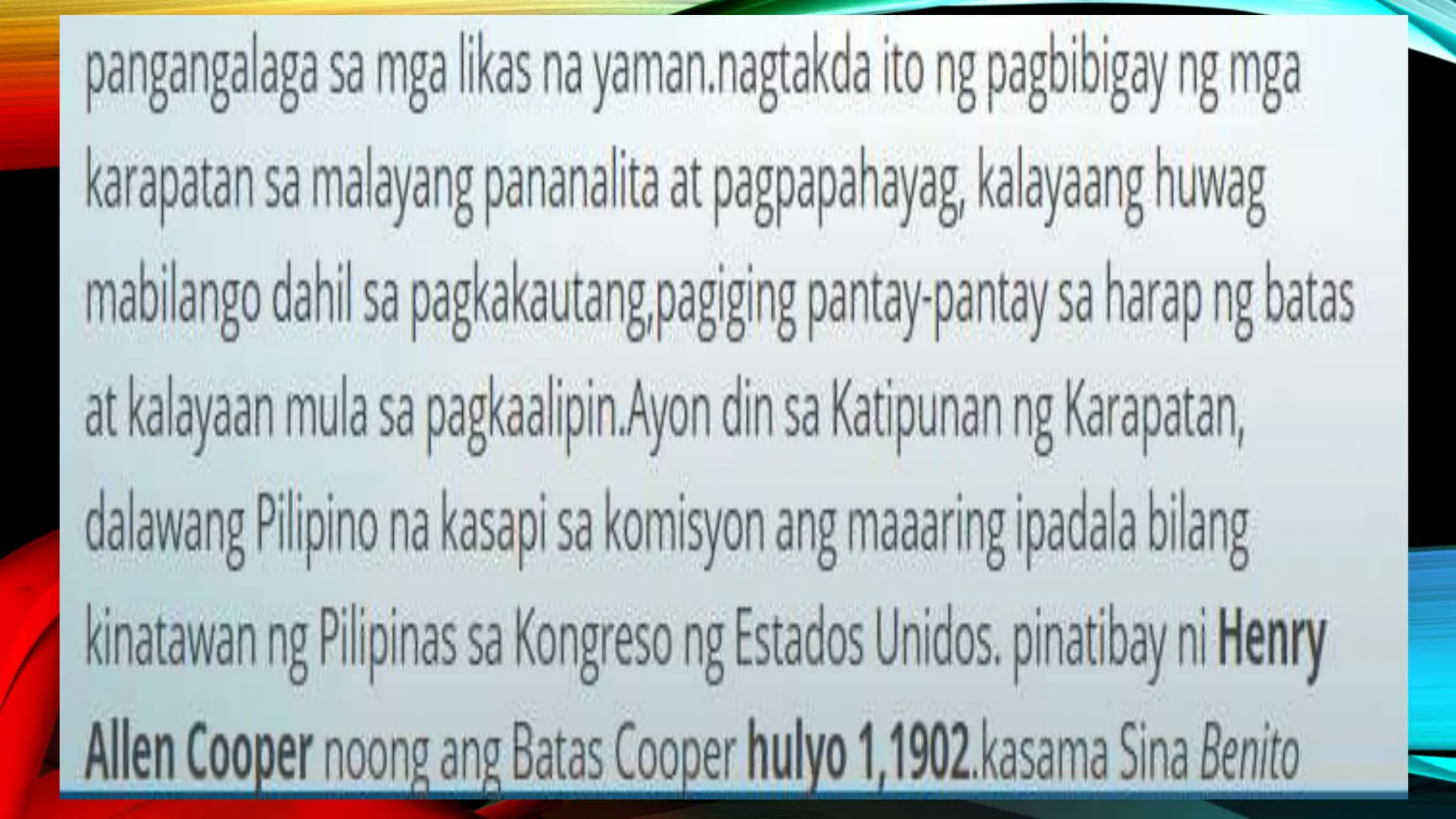 DEVICES - AP6-Q2-WEEK 3- DAY 2 - Philippine Organic Act of 1902_(Batas ...
