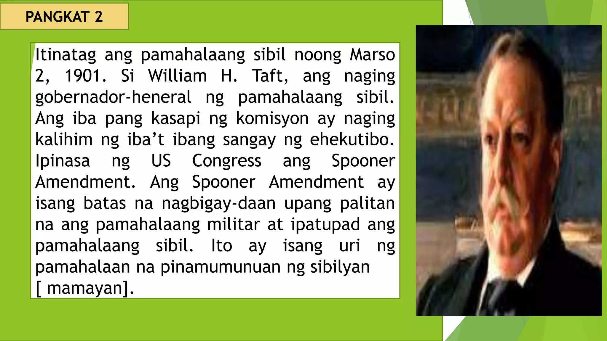 DEVICES - AP6, Q2, WEEK 2, DAY 1-Pamahalaang Kolonyal ng mga Amerikano.pptx