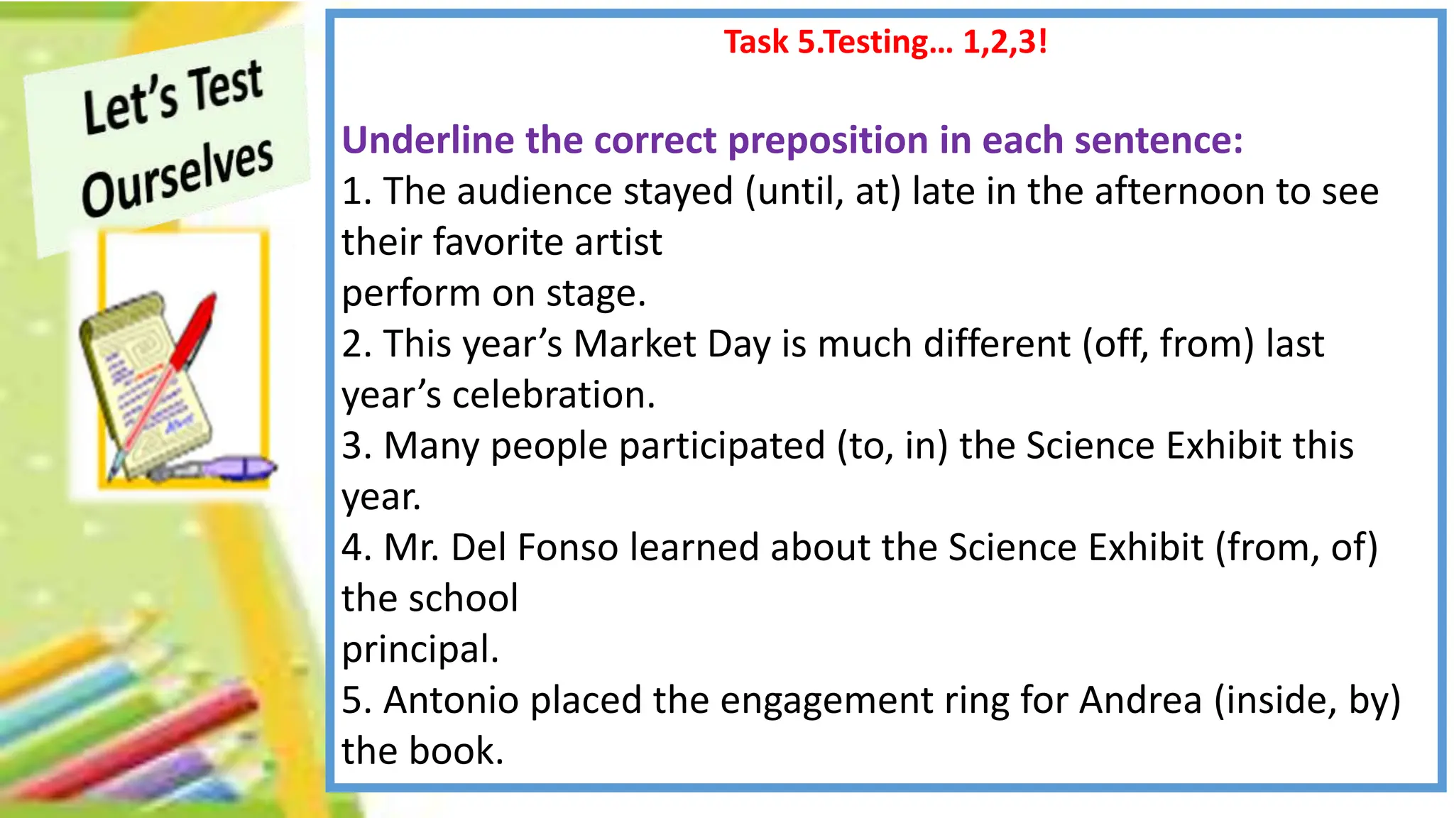 Grade 6-Prepositiona Phrases, Proper Expressions | PPTX