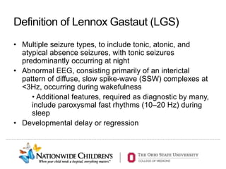 Devices in Lennox-Gastaut Syndrome | PPTX