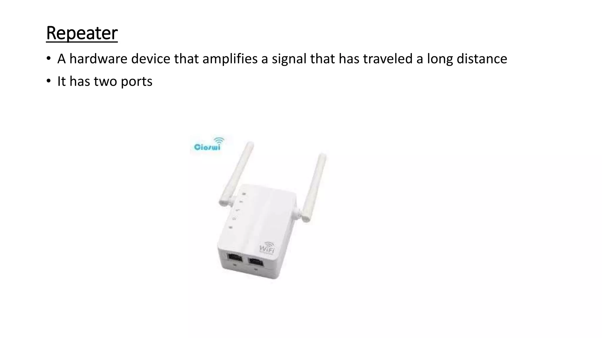 Network Devices & Media | PPTX