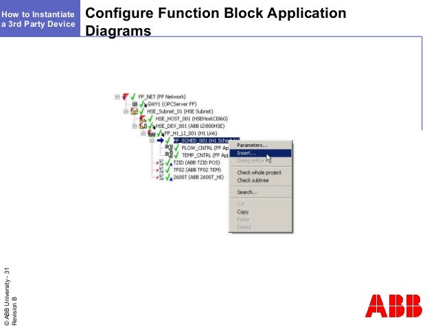 Devices not in abb device library