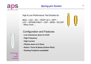 aps Test Socket Technologies | PDF