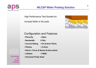 aps Test Socket Technologies | PDF