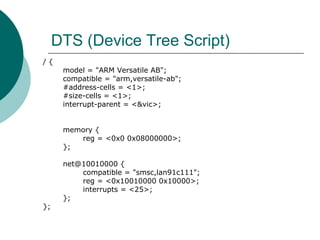 Device tree support on arm linux | PPT