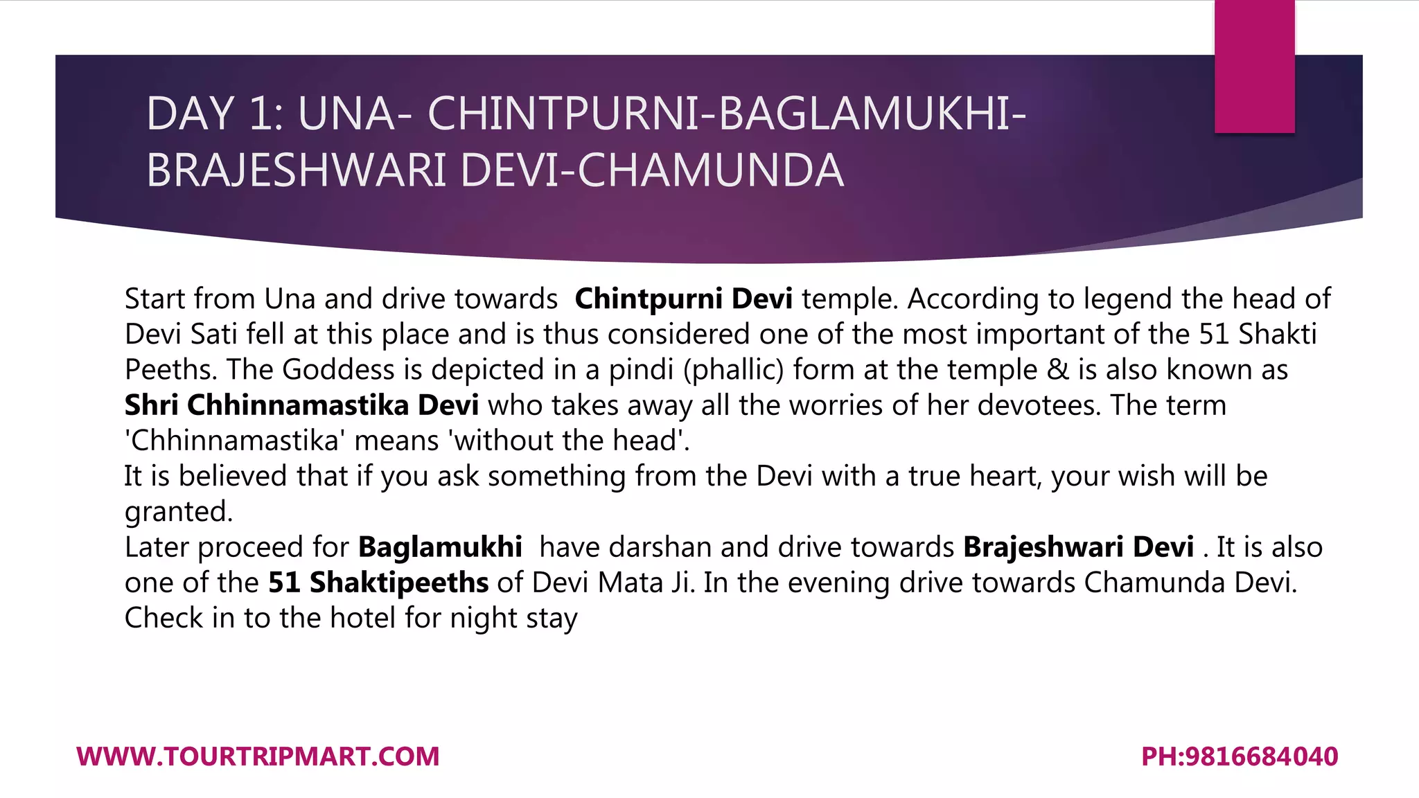 Devi Darshan Himachal | PPTX | Asia Travel | Travel Locations