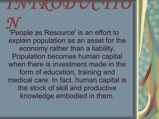 people as a resource | PPT