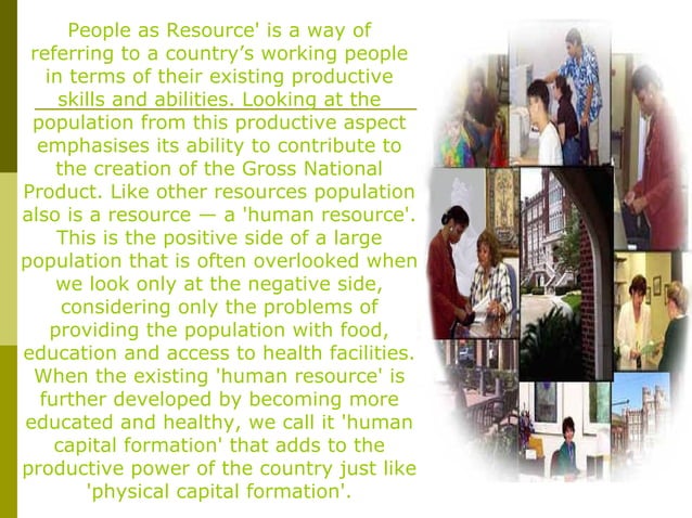 people as a resource | PPT | Business | Business and Finance