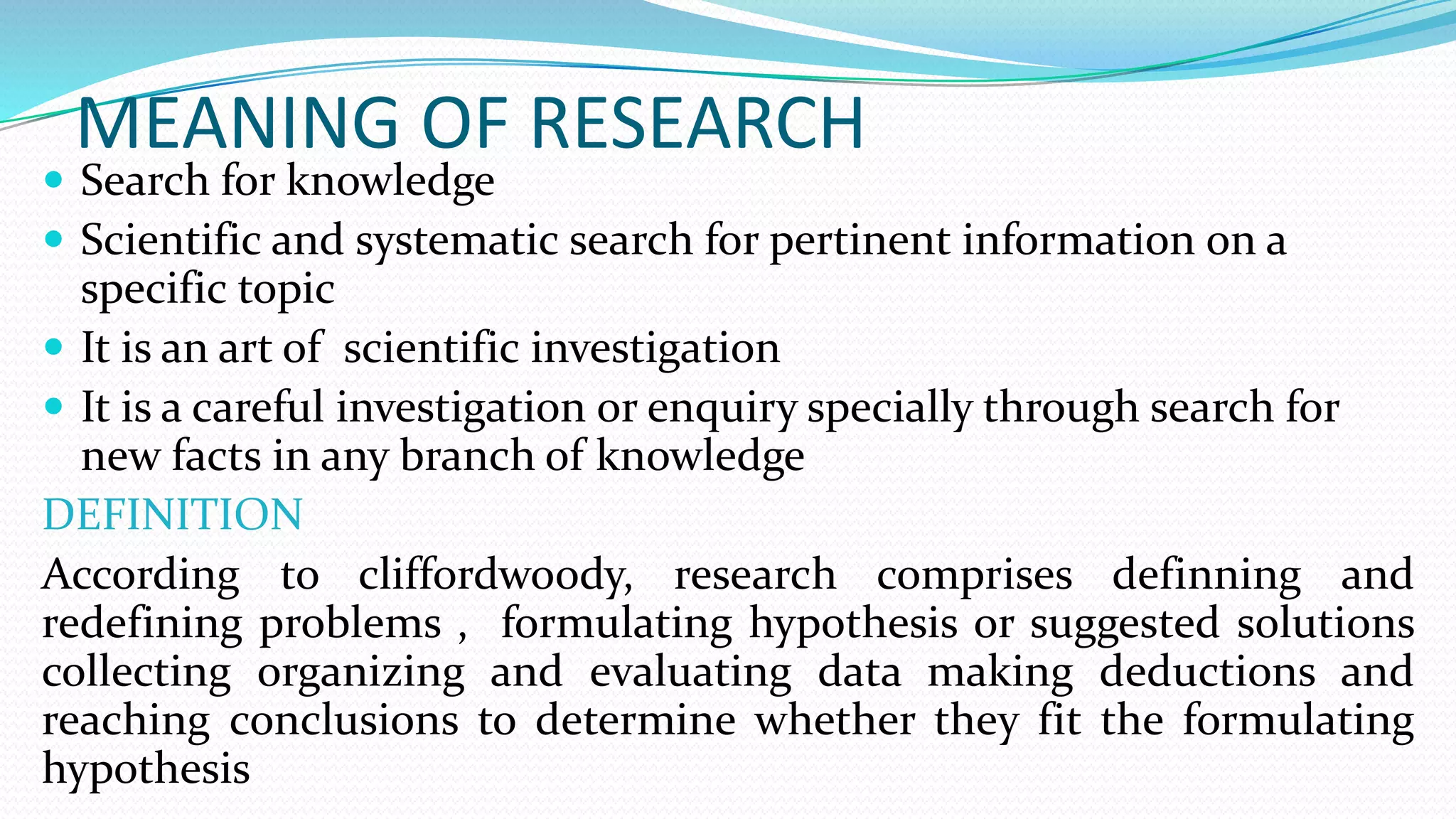 Research process | PPT
