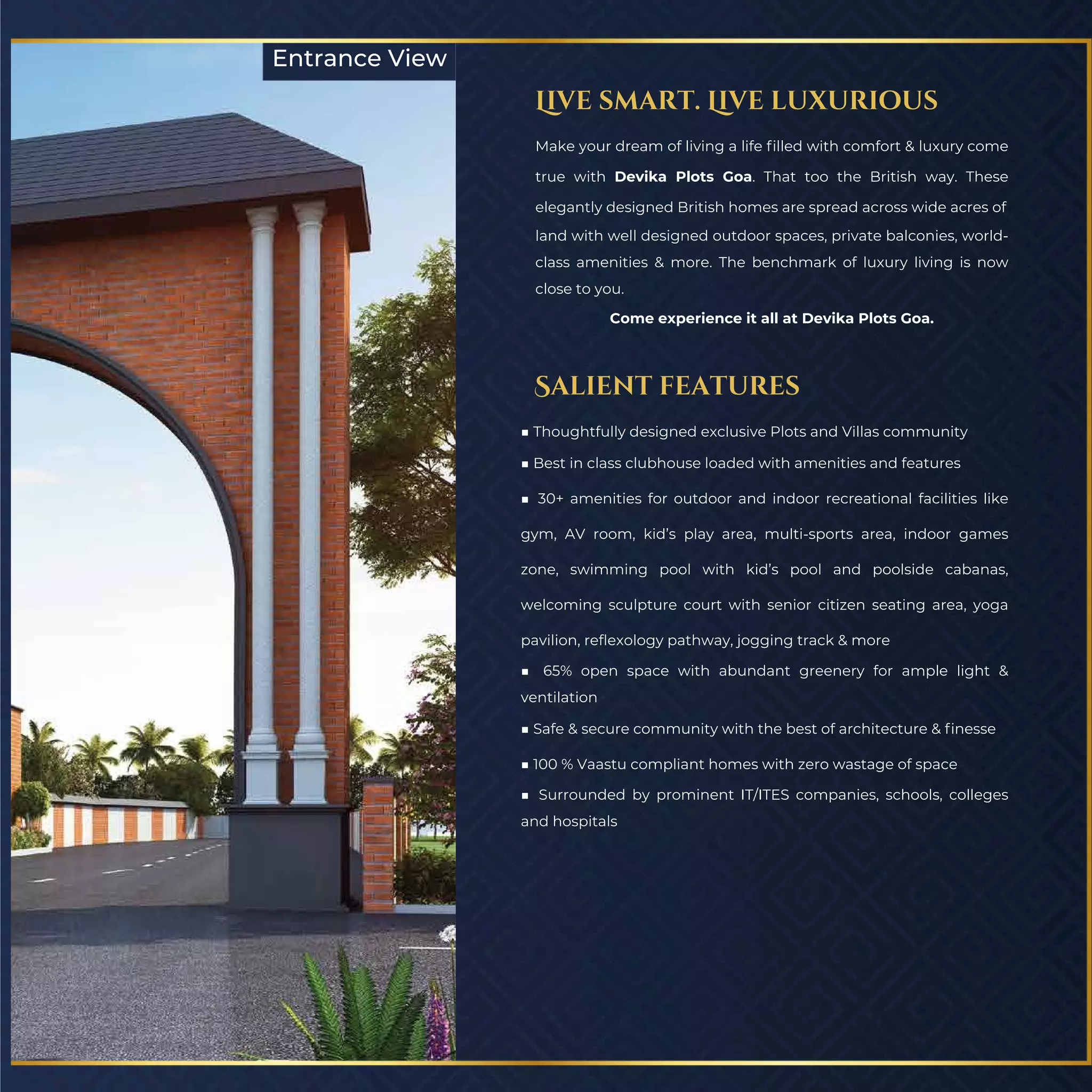 Devika Plots Goa E Brochure | PDF