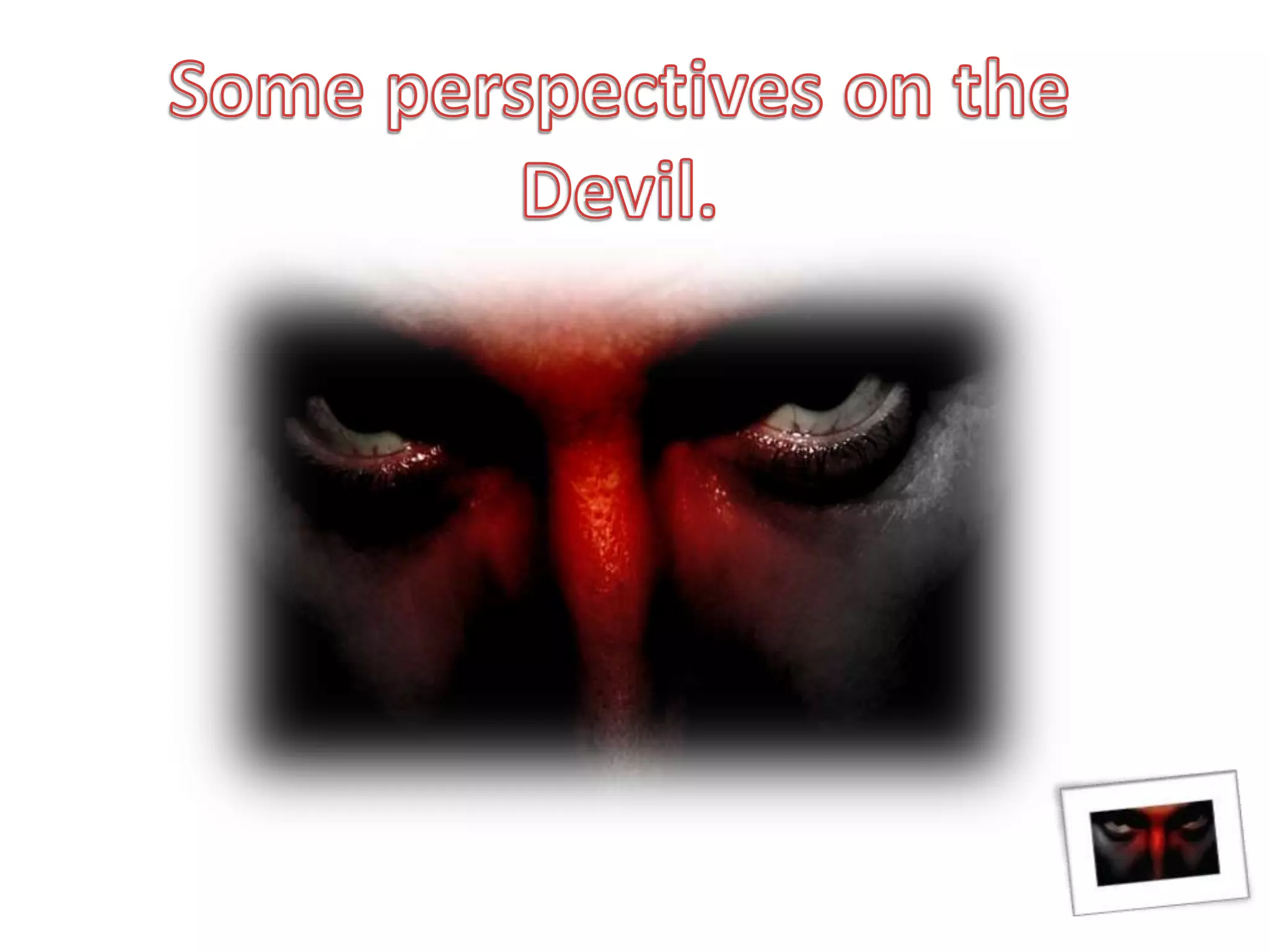 Perspectives on the Devil | PPTX