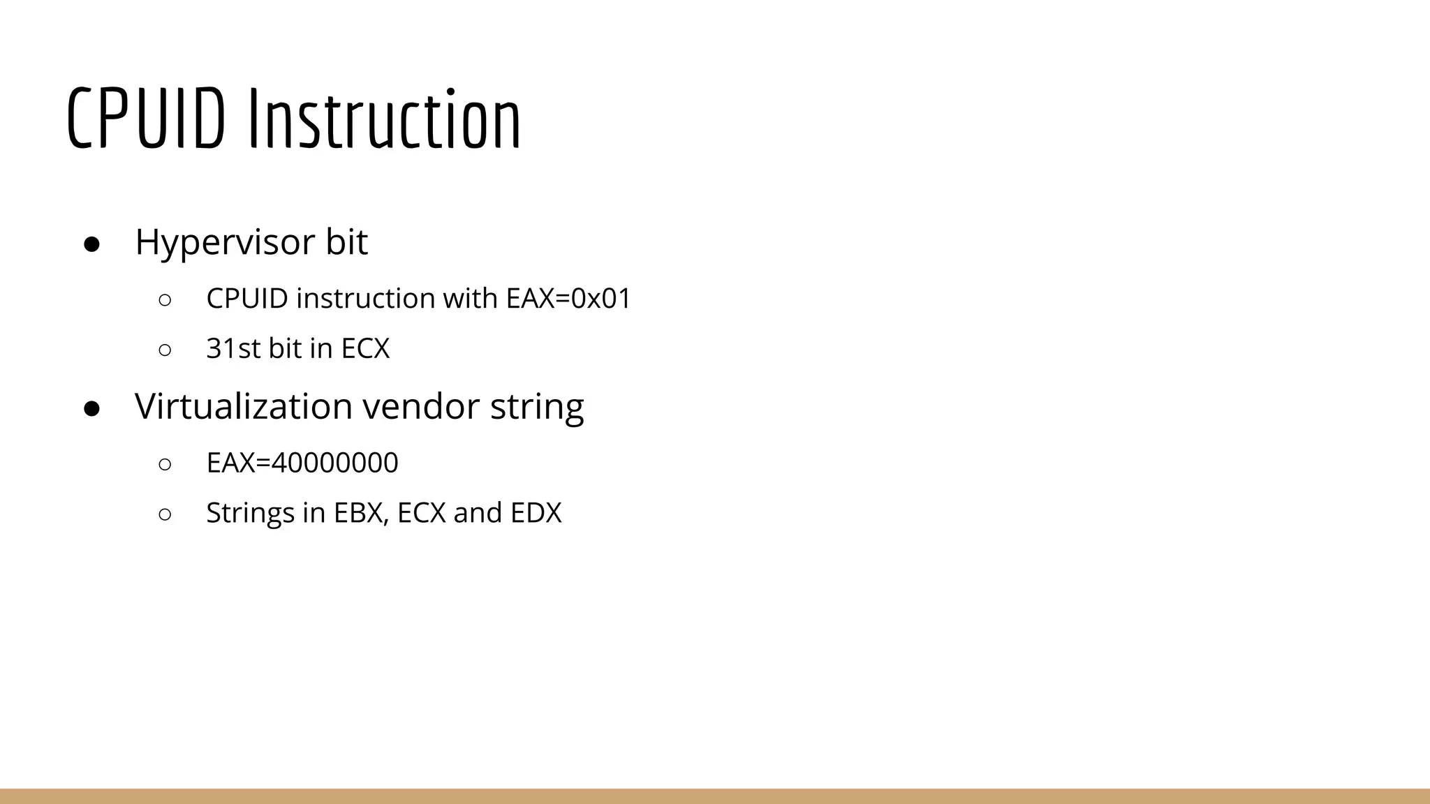 DeViL - Detect Virtual Machine in Linux by Sreelakshmi | PPT