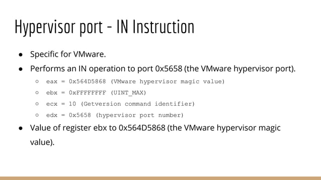 DeViL - Detect Virtual Machine in Linux by Sreelakshmi | PPT