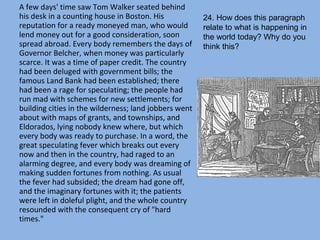 Devil and tom walker | PPT