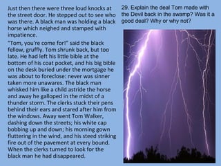 Devil and tom walker | PPT