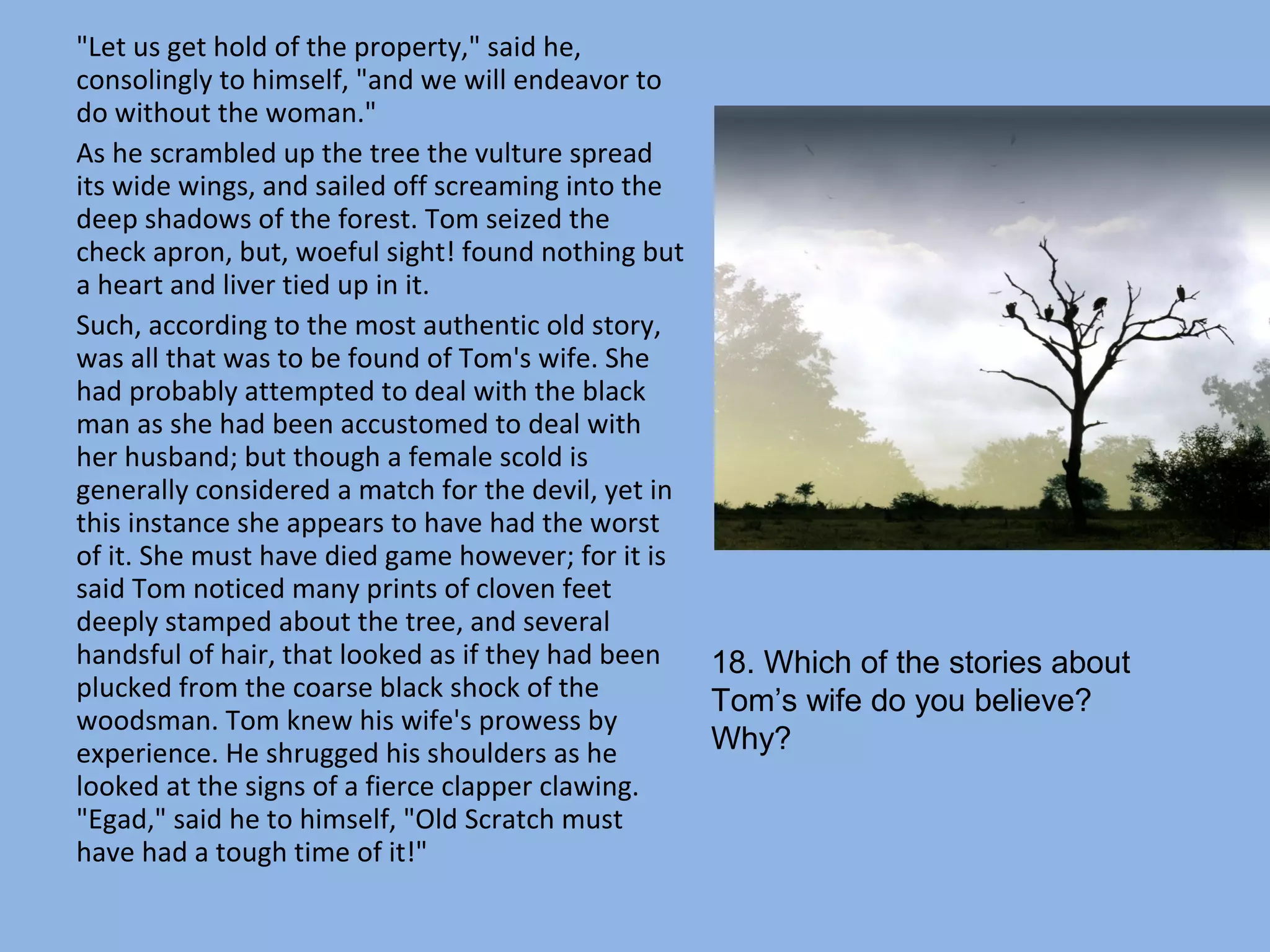 Devil and tom walker | PPT