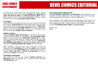 Devil Comics Magazine August 2013 | PDF