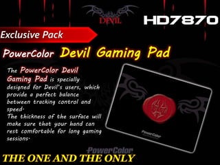 PowerColor Devil HD7870 Sales Kit | PPT