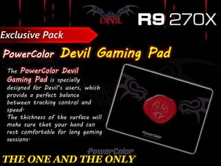 PowerColor Devil R9 270X Sales Kit | PPT