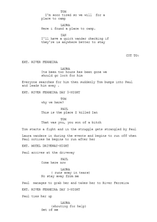 Devils paradise second draft script | DOCX