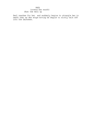 Devils paradise second draft script | DOCX