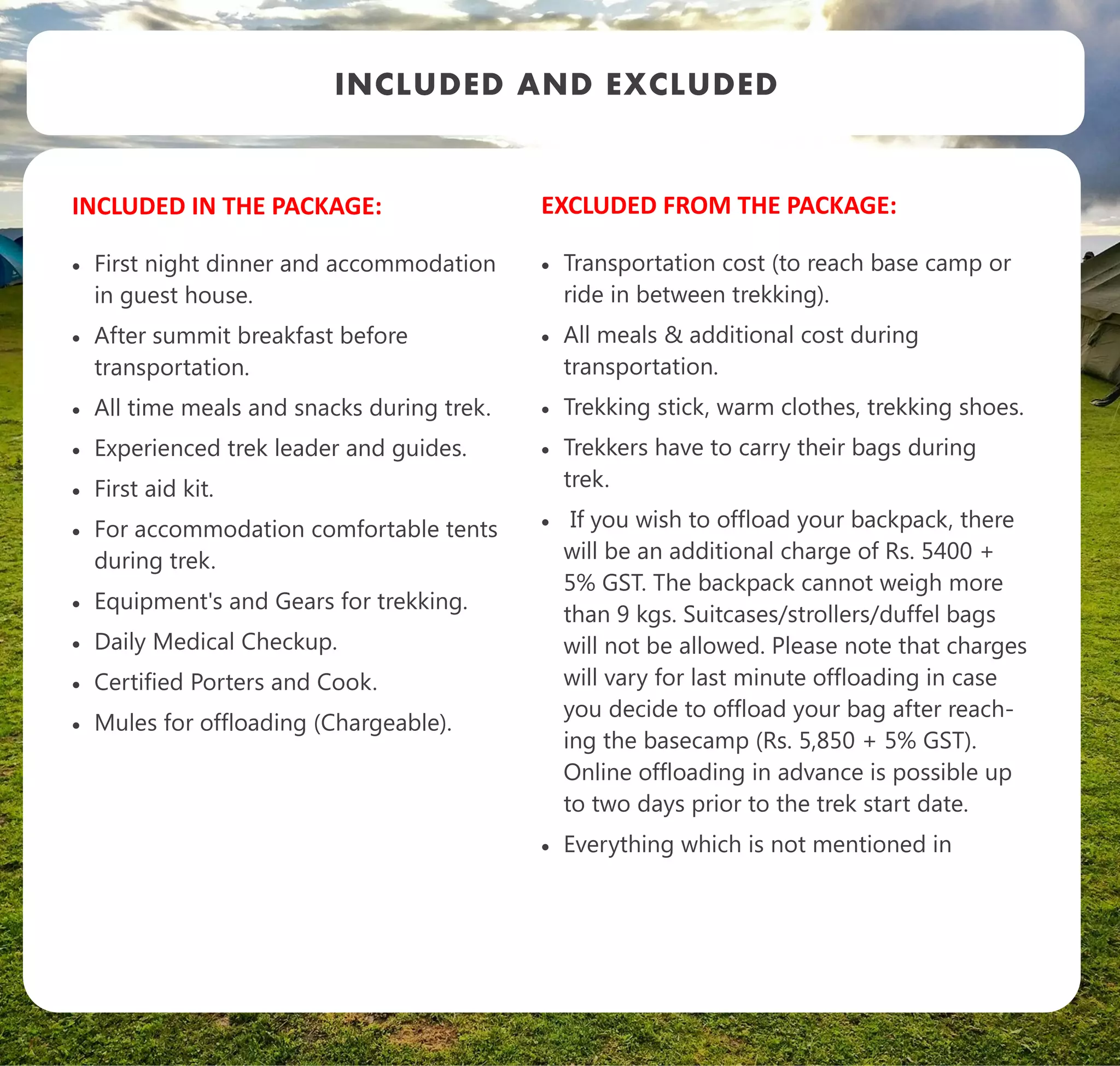 Devi nanda base camp | PDF