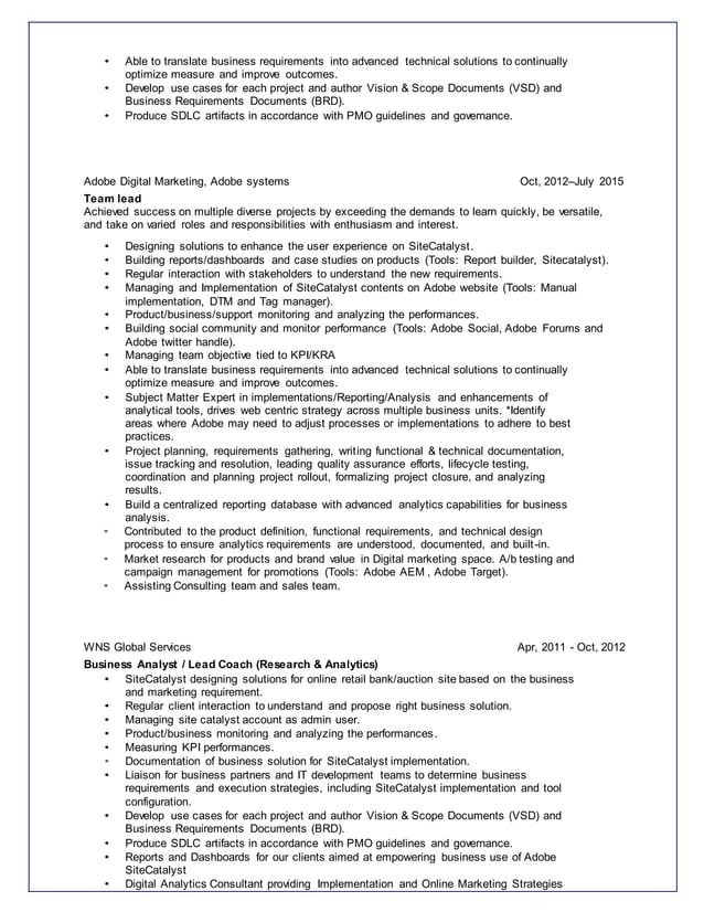 Devinder resume v6 | PDF