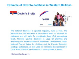 DevInfo in CEECIS | PPT