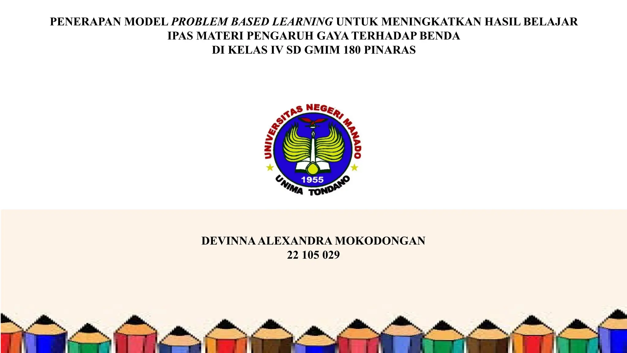 penerapan model pembelajaran project based learning | PPTX