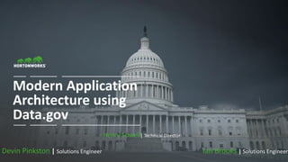 Enabling Modern Application Architecture using Data.gov open government data | PPT