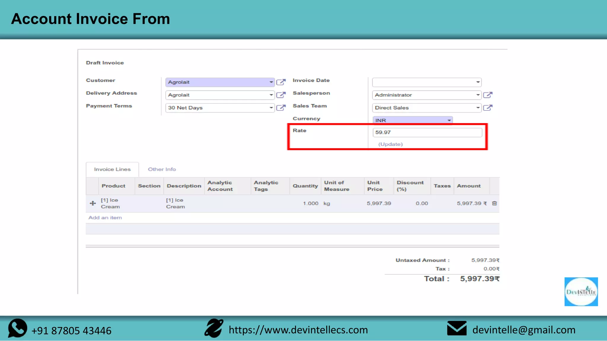 Invoice Currency Rate | PPT