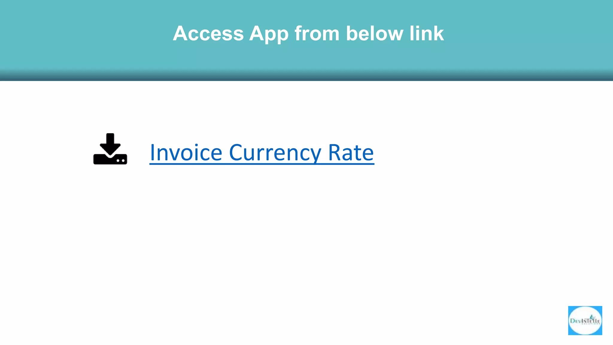 Invoice Currency Rate | PPTX