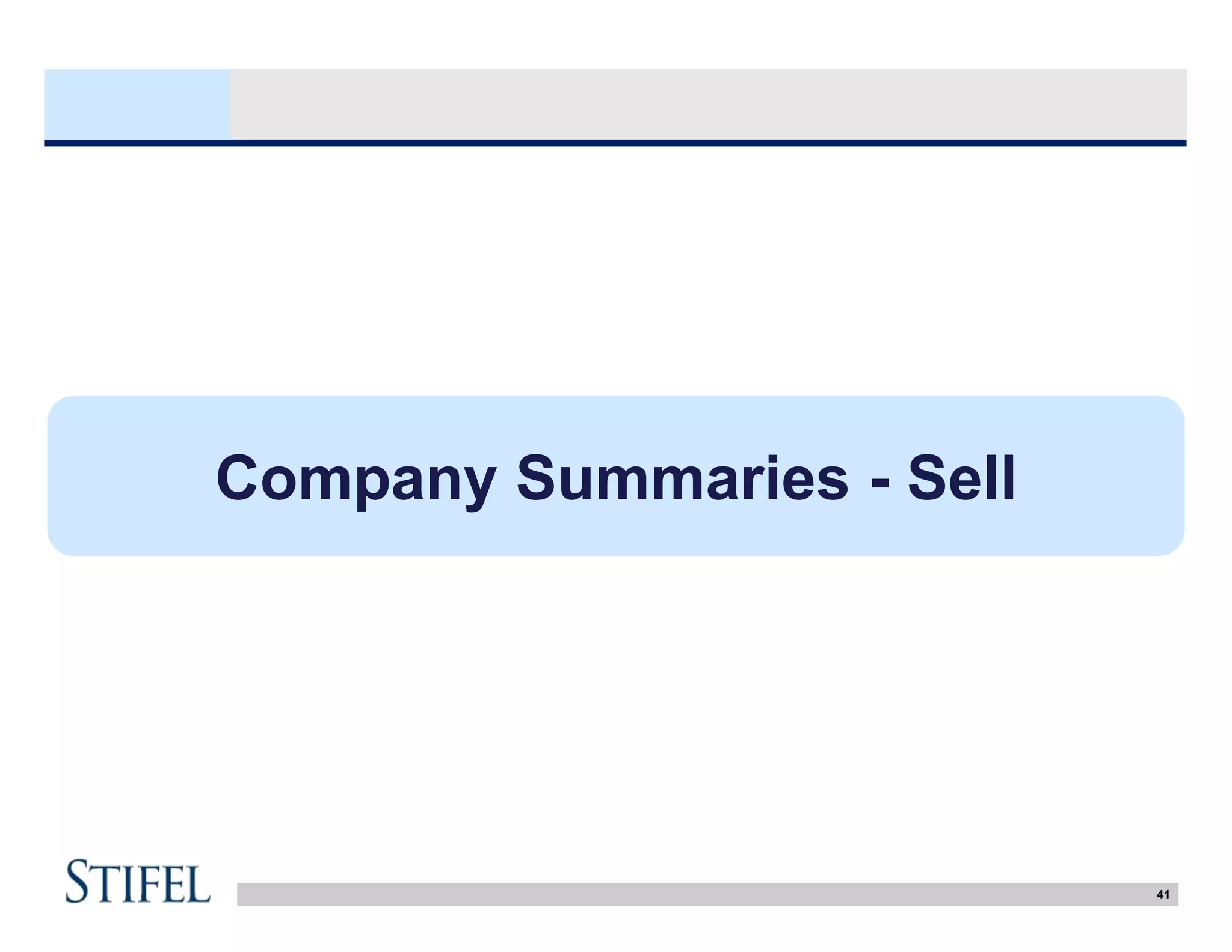 Stifel Internet Research Overview | PPT