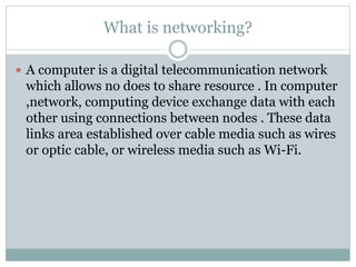 About Networking | PPT