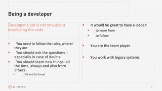 Developer Job in Practice | PPT