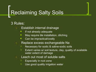 Soluble Salts & Plant Growth | PPT