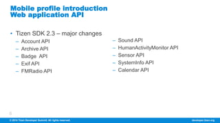 Tizen 2.3 SDK | PPTX