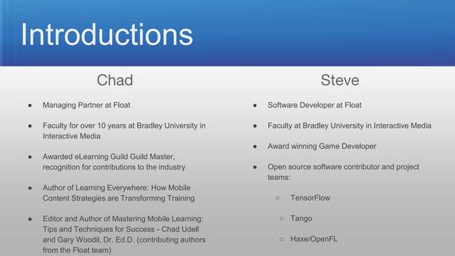 DevLearn 2017 - Getting Started with Adapt | PPT