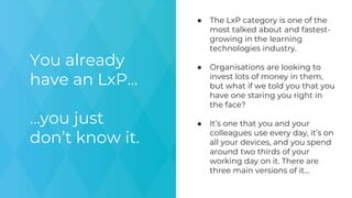 You already have an LxP, you just don't know it | PPT