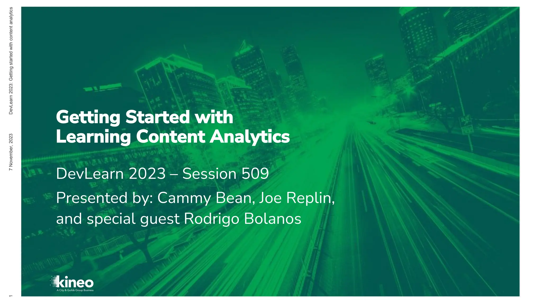 DevLearn_Getting Started with Learning Content Analytics_Kineo (October 2023).pdf