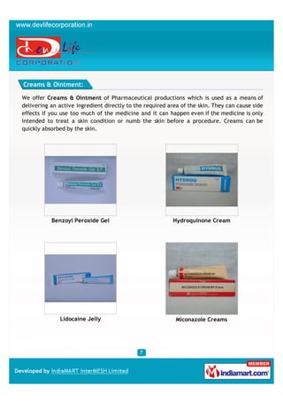 Dev Life Corporation, Mumbai, Pharmaceutical products | PDF