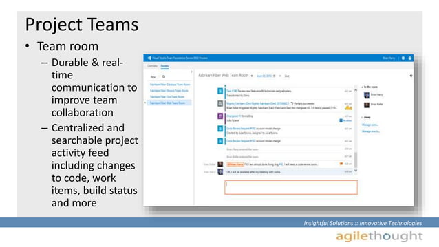 Lap around ALM with Visual Studio and TFS 2013