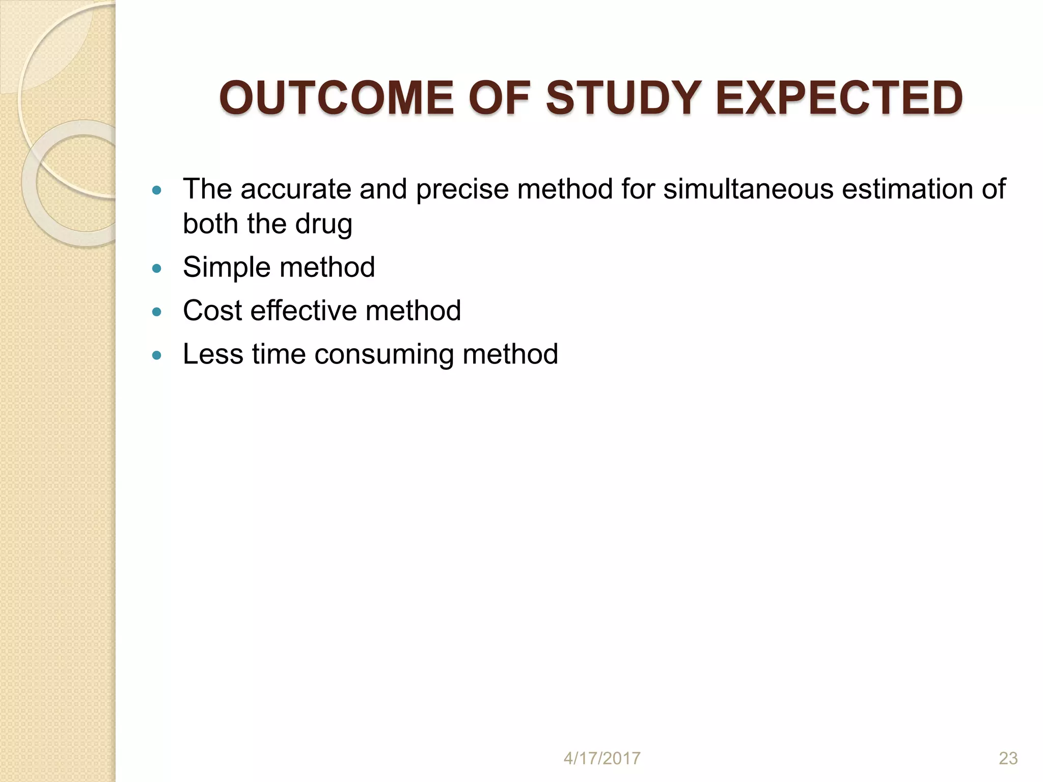 Devlopment And Validation Of Rp Hplc Method For Simultaneous Ex Ppt Free Download